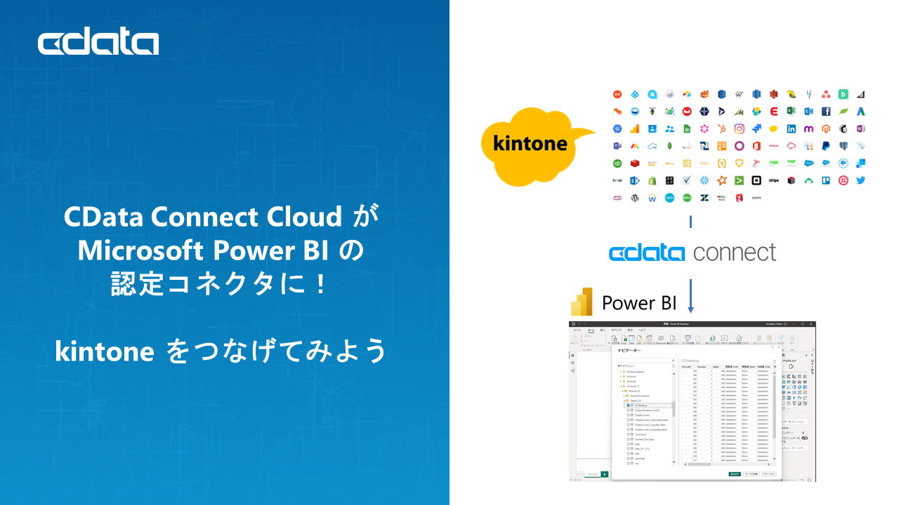 CData Connect Cloud、Microsoft Power BIの認定コネクタとして追加